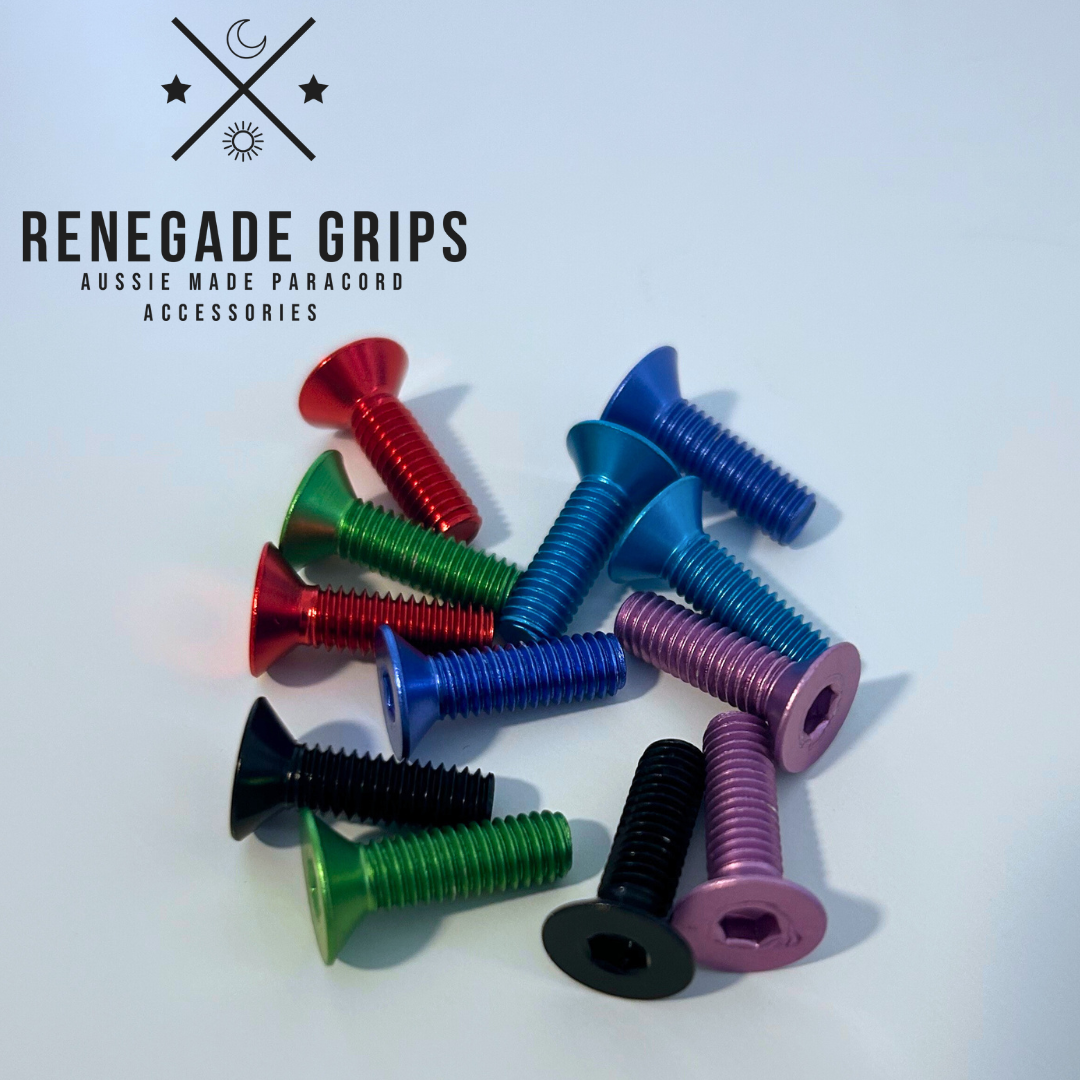 Paracord Grip Coloured Bolts