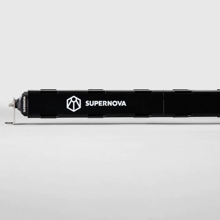 SUPERNOVA DELTA SERIES SINGLE ROW LIGHTBAR - BLACKOUT COVERS