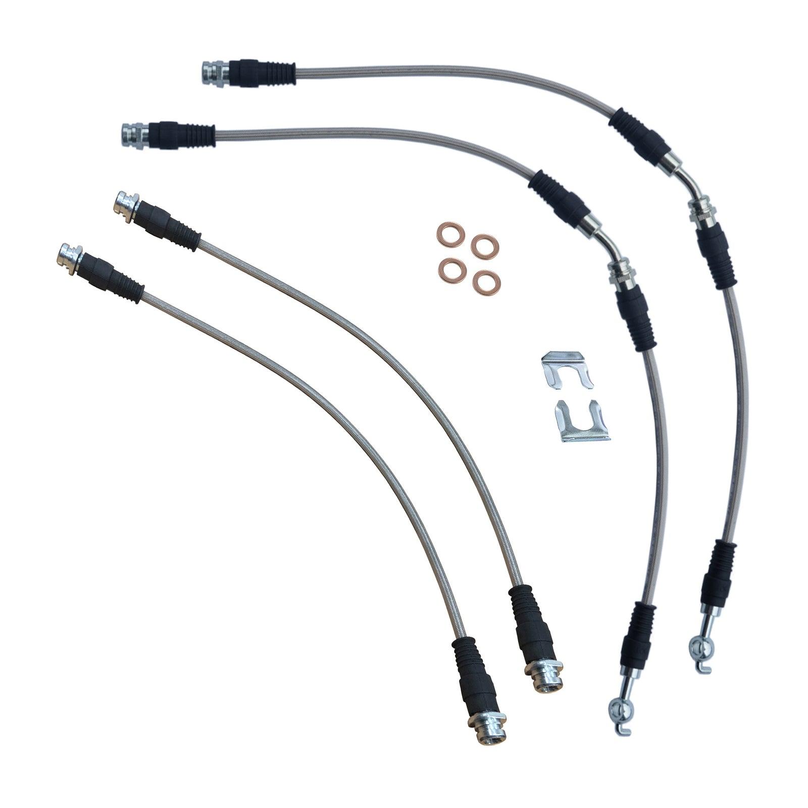 ATI EXTENDED BRAIDED BRAKE LINE KIT - FORD PX RANGER/MAZDA BT50 2011-2